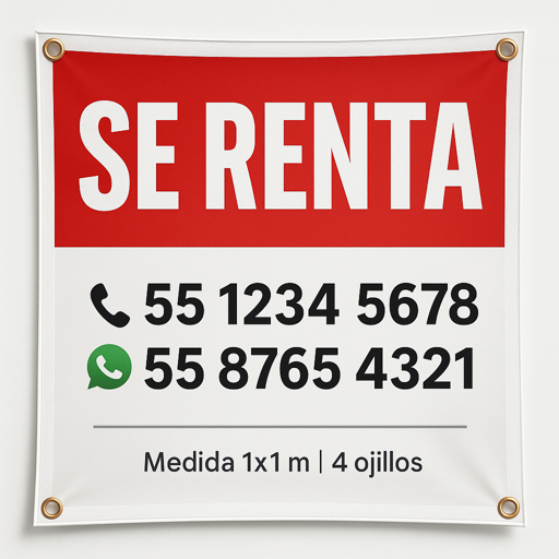 Lona SE RENTA - Style Publicidad Imprenta