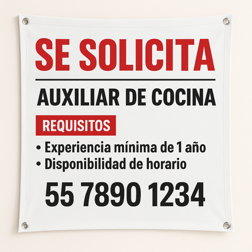 Lonas Se Solicita - Style Publicidad Imprenta